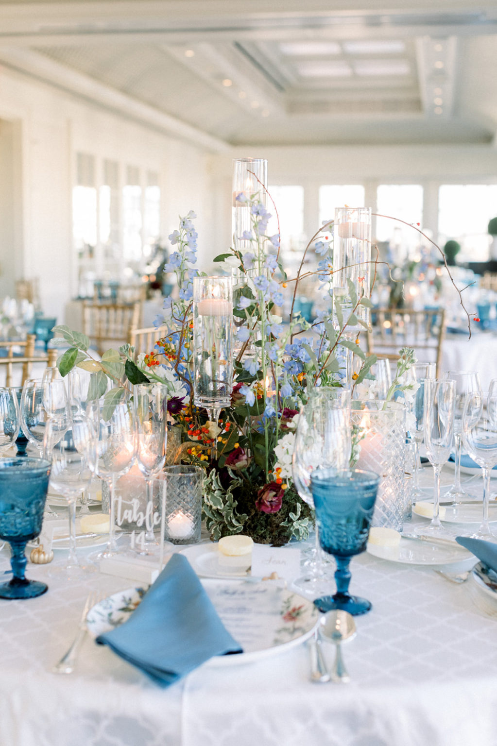 Timeless in Blue with a Seasonal Autumn Reception at Hay Adams Hotel ...