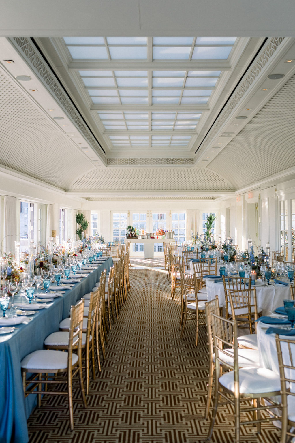 Timeless in Blue with a Seasonal Autumn Reception at Hay Adams Hotel ...