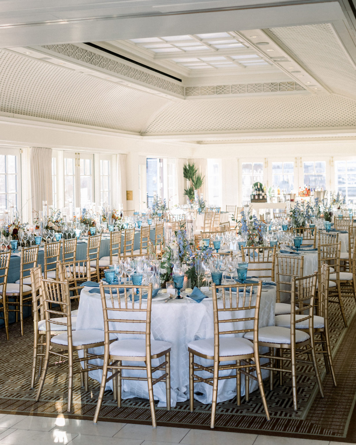 Timeless in Blue with a Seasonal Autumn Reception at Hay Adams Hotel ...