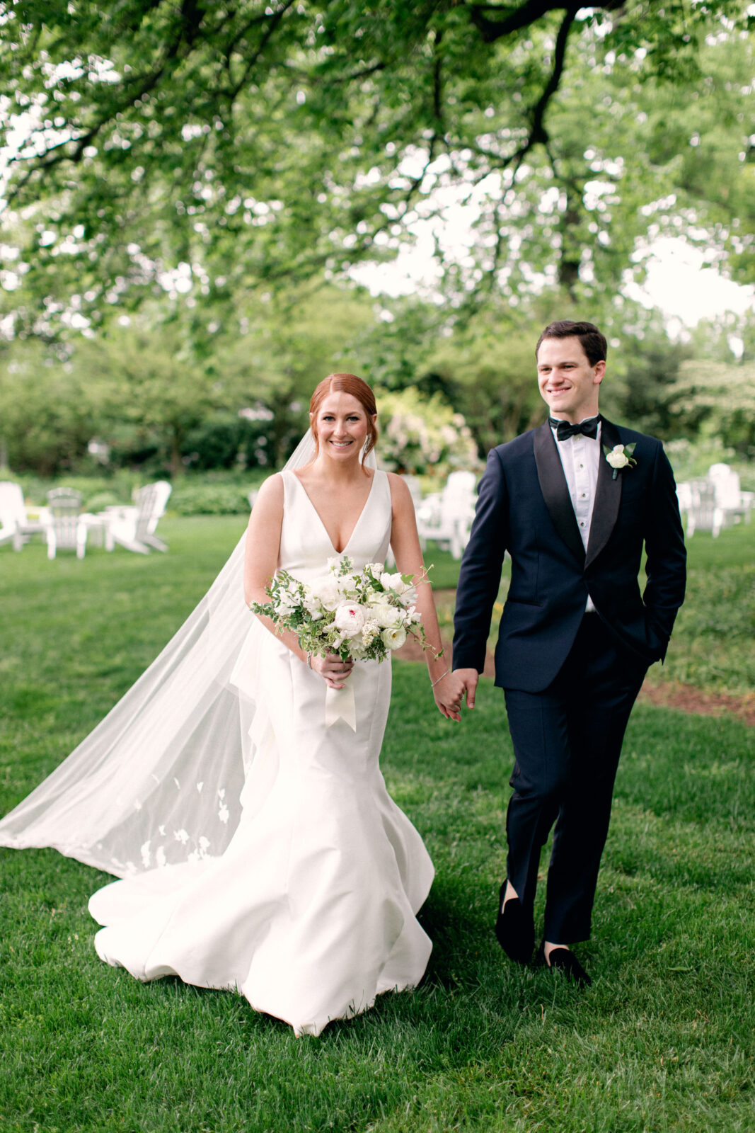 Vibrant Peaches and Creams at Chevy Chase in Maryland - Sweet Root Village Blog