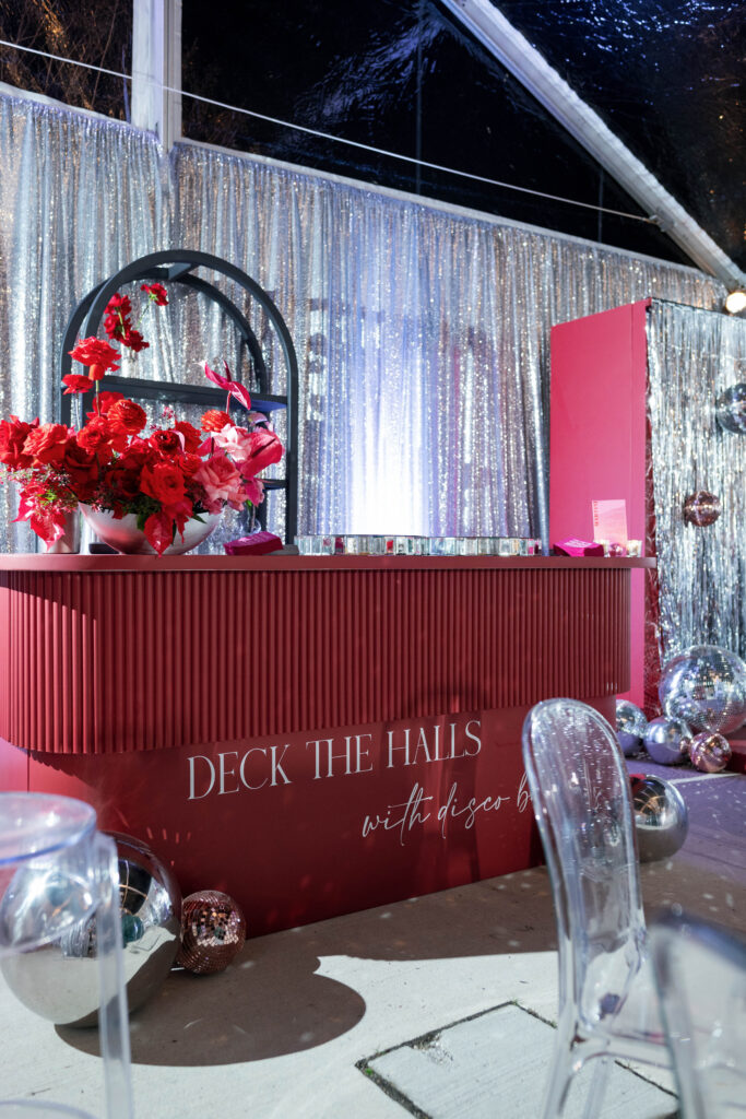 Deck the Halls Festive Disco Party at a Private Property - Sweet Root ...